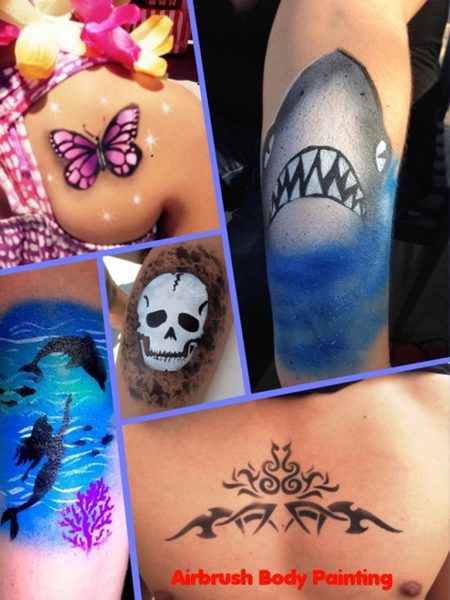 Airbrushed Body Painting & Tattoos - Looney Dooney Productions